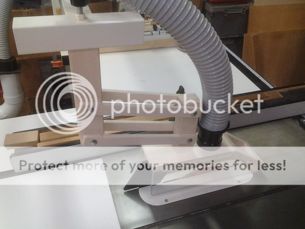 Shop Built Tablesaw Overarm Dust Collection Hood/Guard Delta Unisaw ...